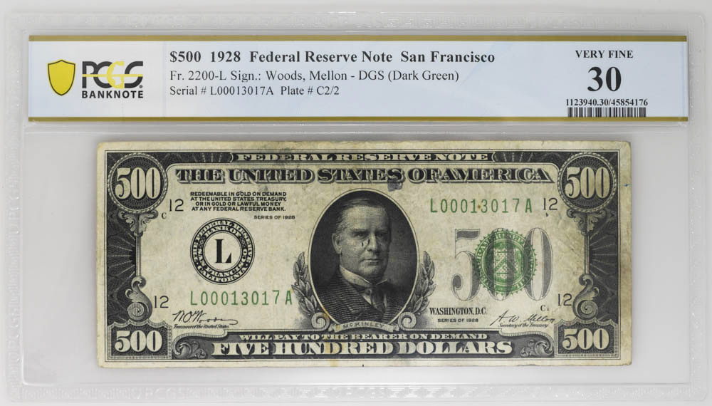 Real 500 Dollar Bill