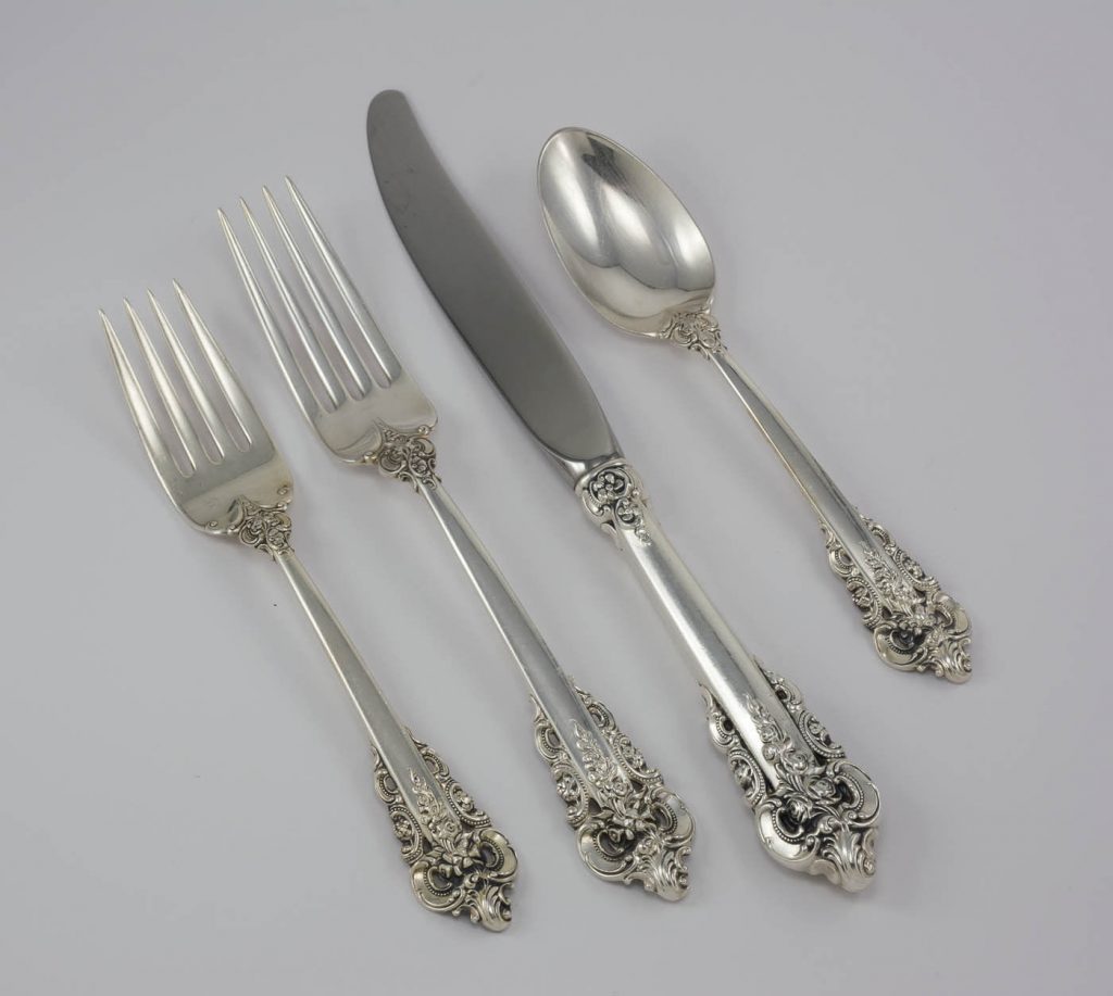 Grande Baroque by Wallace Sterling Modern Regular 4 Piece Set - No ...