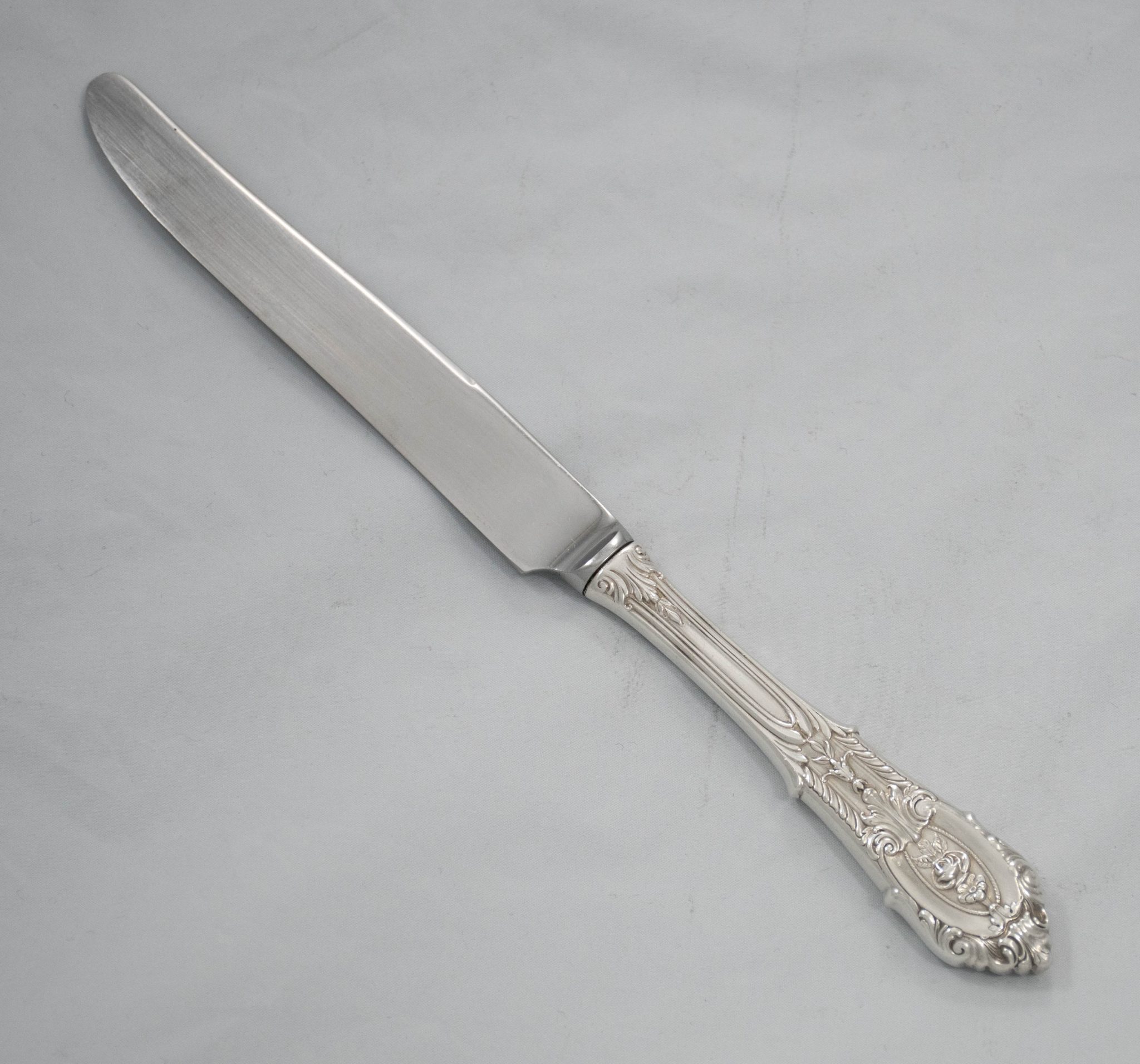 Rose Point by Wallace Sterling Silver Regular Knife french 9" - No ...