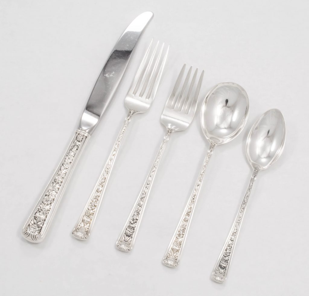 Windsor Rose by Watson Sterling Silver 5pc Regular Place Settings ...