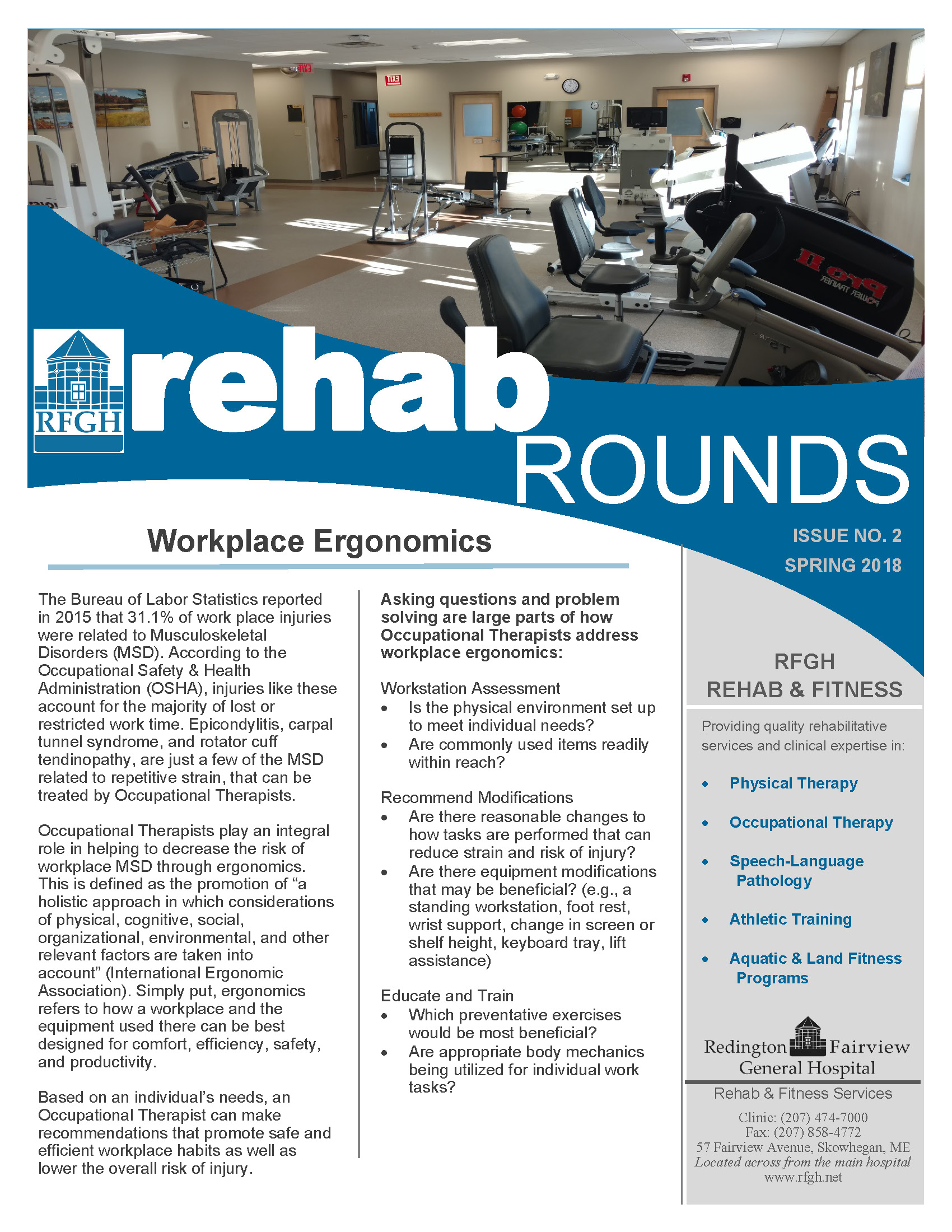 Rehab And Fitness Services / Redington-Fairview General Hospital
