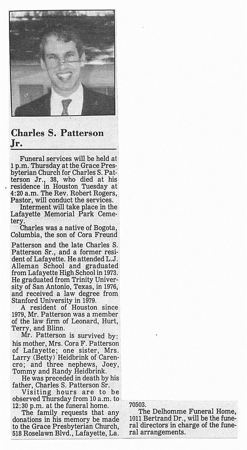 Charles S Patterson Jr. - Remember My Journey