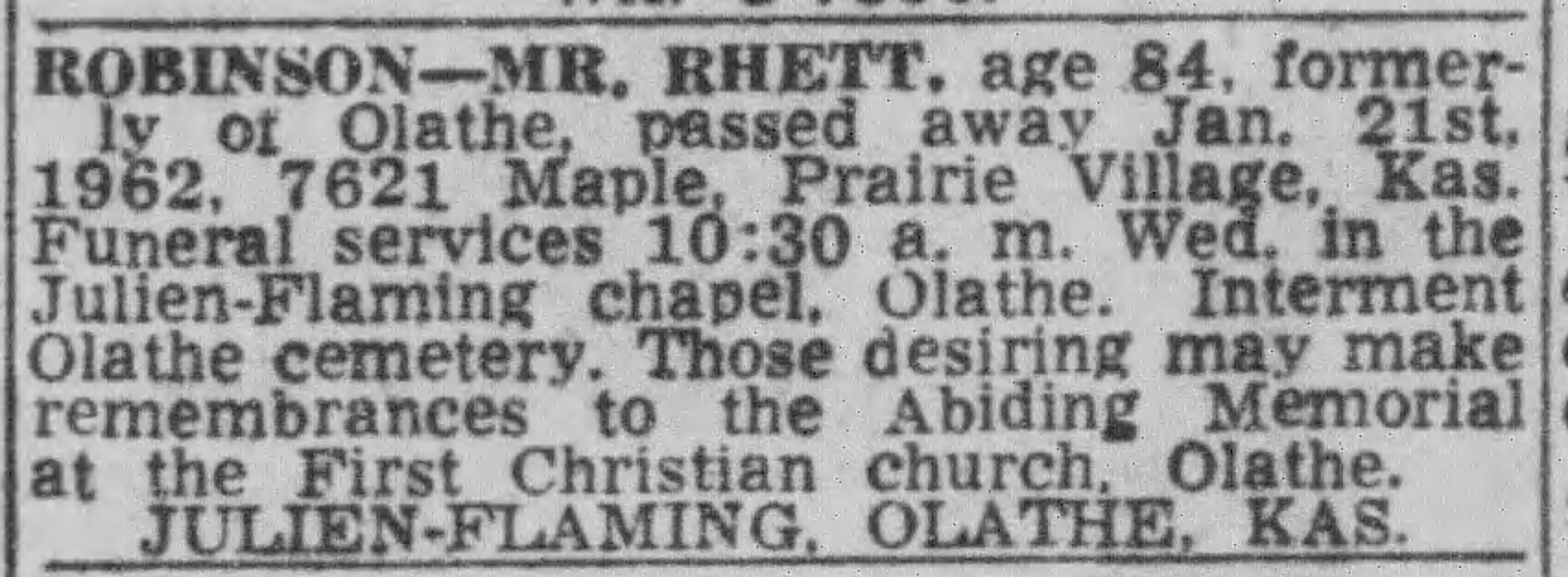 Rhett Robinson - Remember My Journey