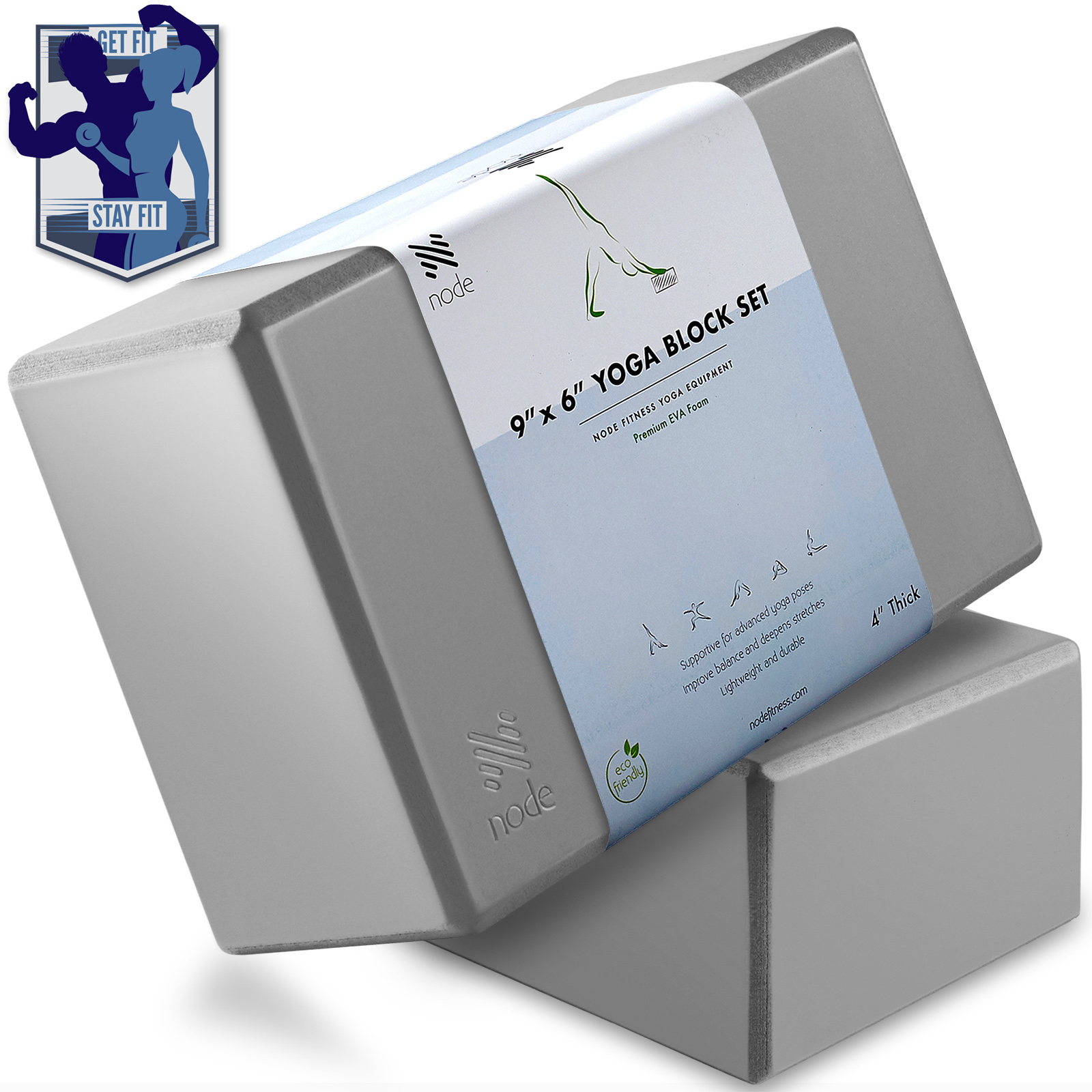 EVA Foam Yoga Blocks Balance Accessories Stretch Exercise Brick Prop | eBay