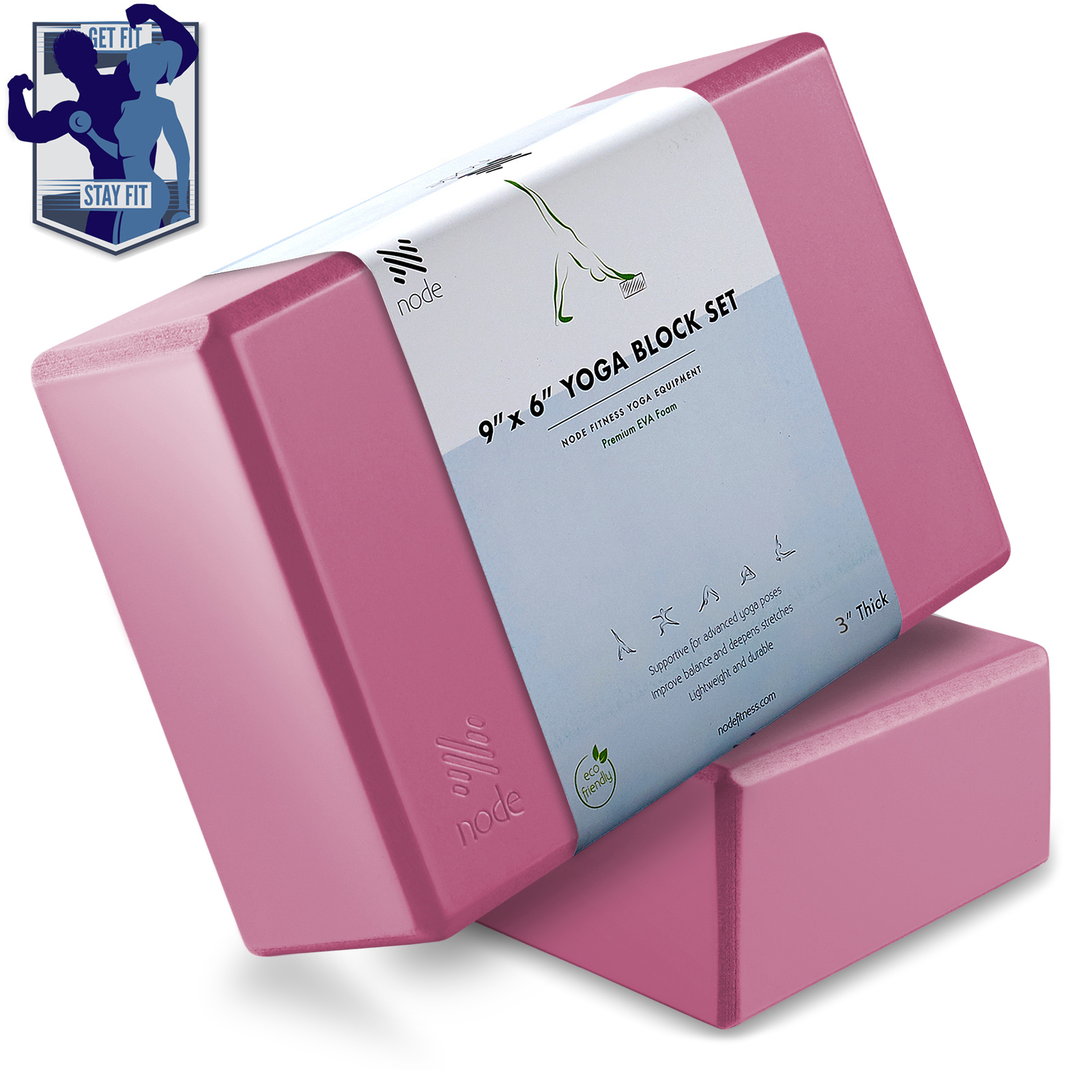 Yoga Blocks 3" Brick Balance Accessories Stretch Exercise Prop | eBay