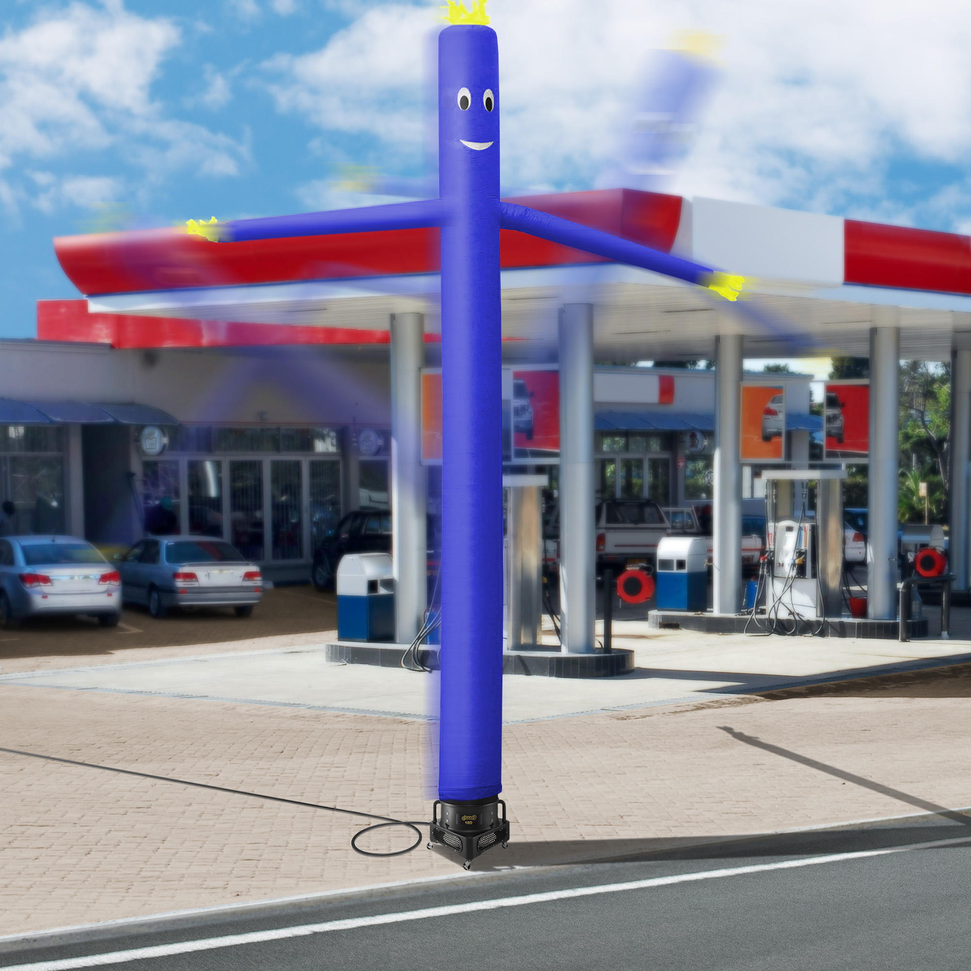 20 ft Inflatable Wacky Waving Tube Man with Blower - Dancing Air Puppet ...