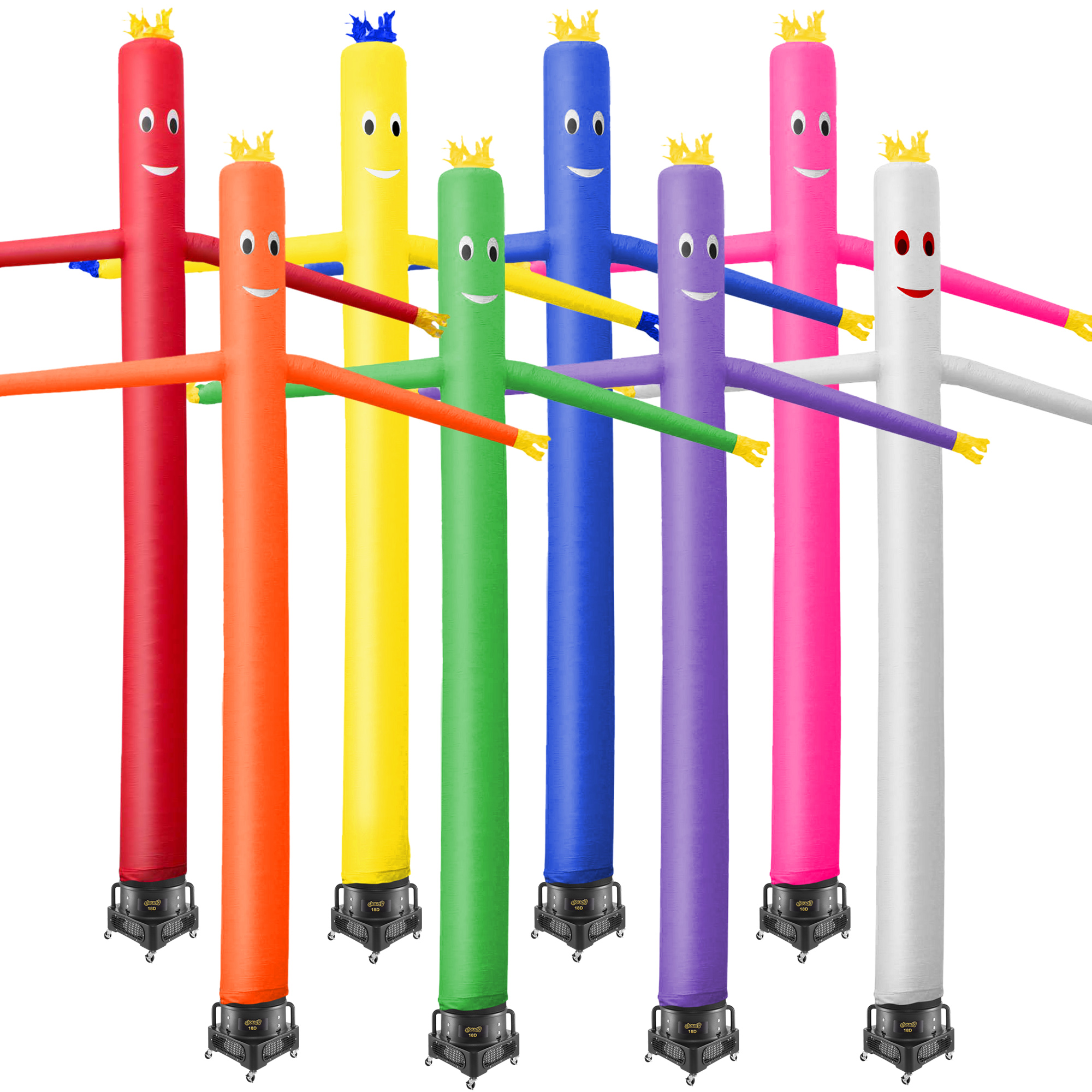 20 ft Inflatable Wacky Waving Tube Man with Blower - Dancing Air Puppet ...