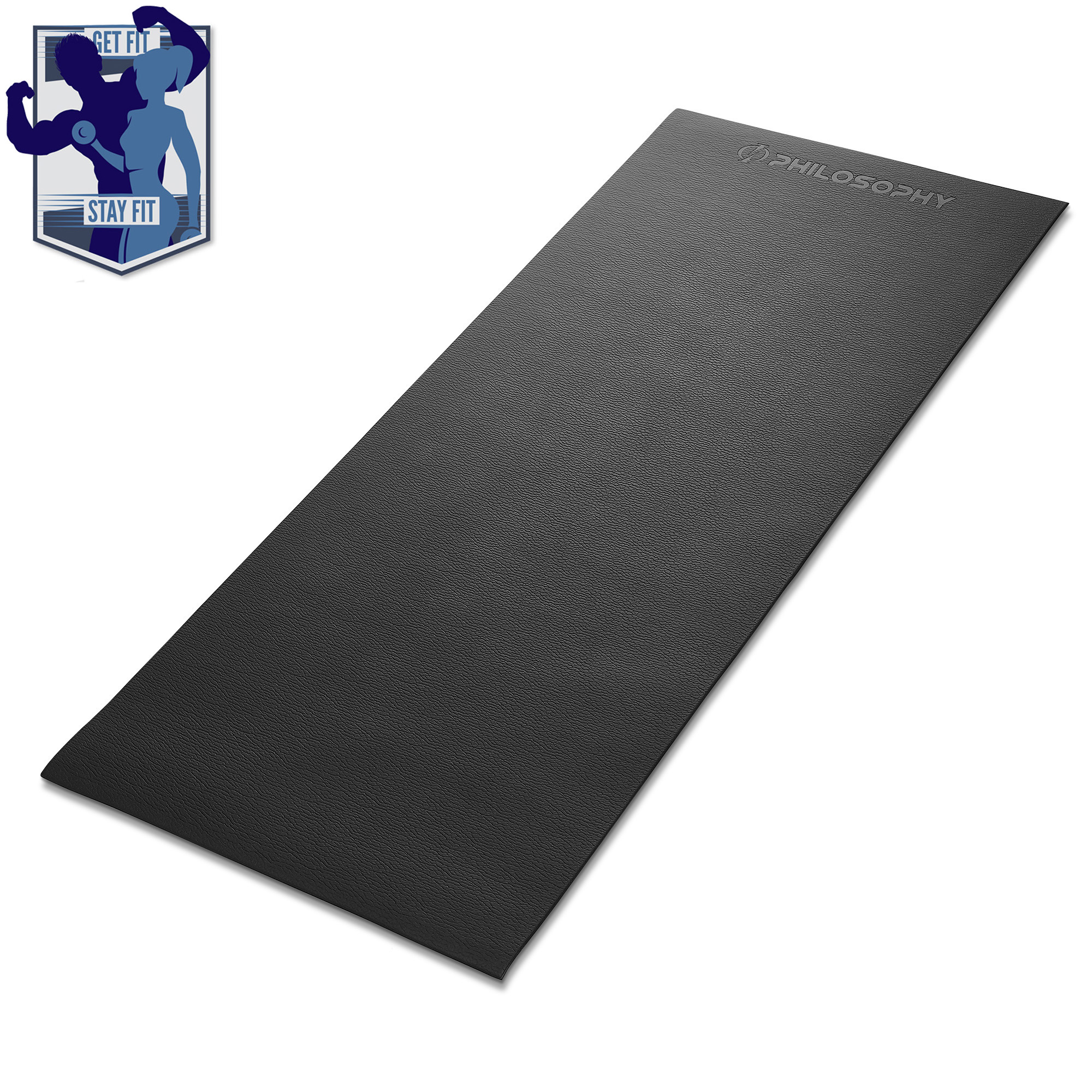 Exercise Equipment Mat, 6mm Thick - High Density PVC Gym Floor Mat | eBay
