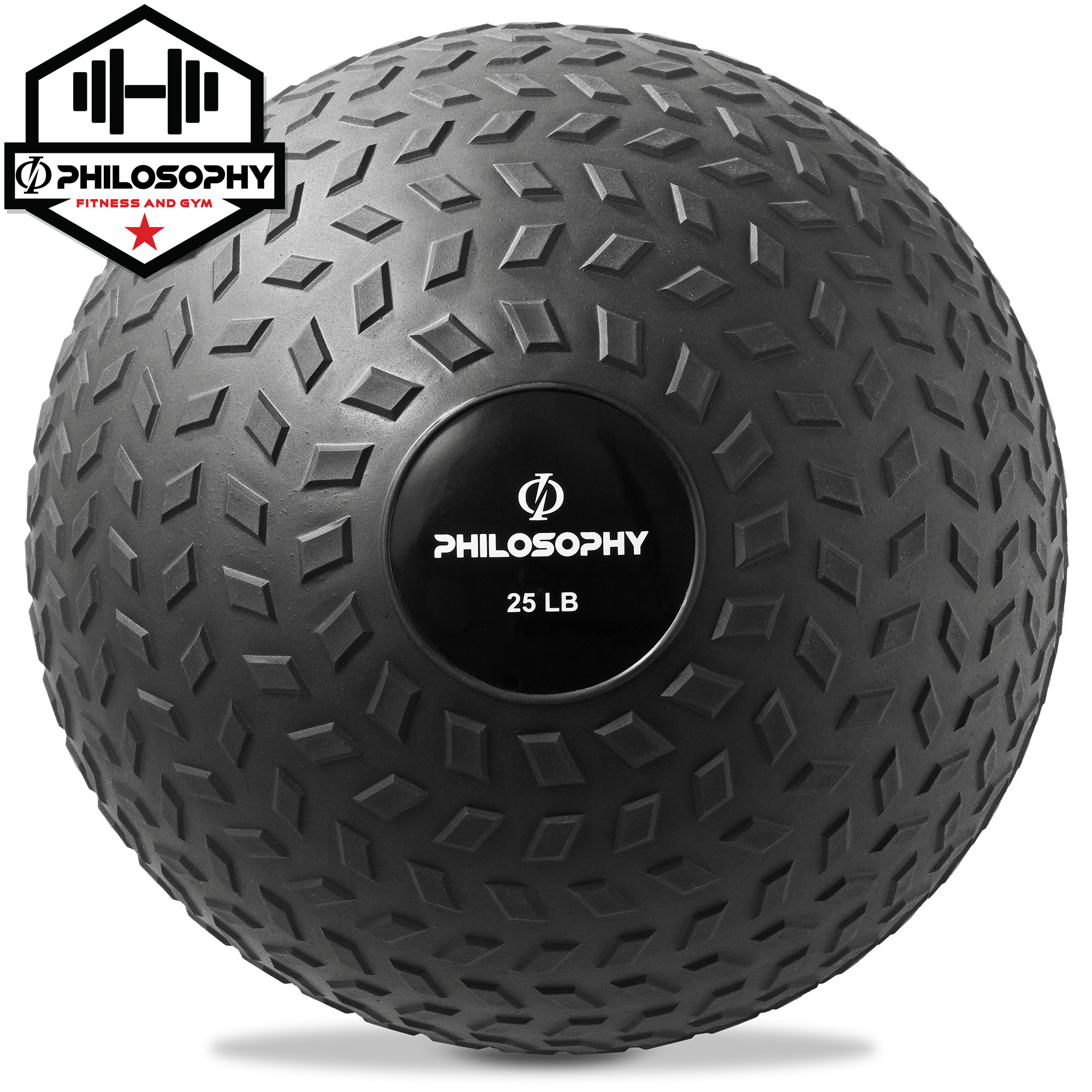 Slam Ball, 10-40 LB - Weighted Medicine Fitness Ball with Easy Grip ...