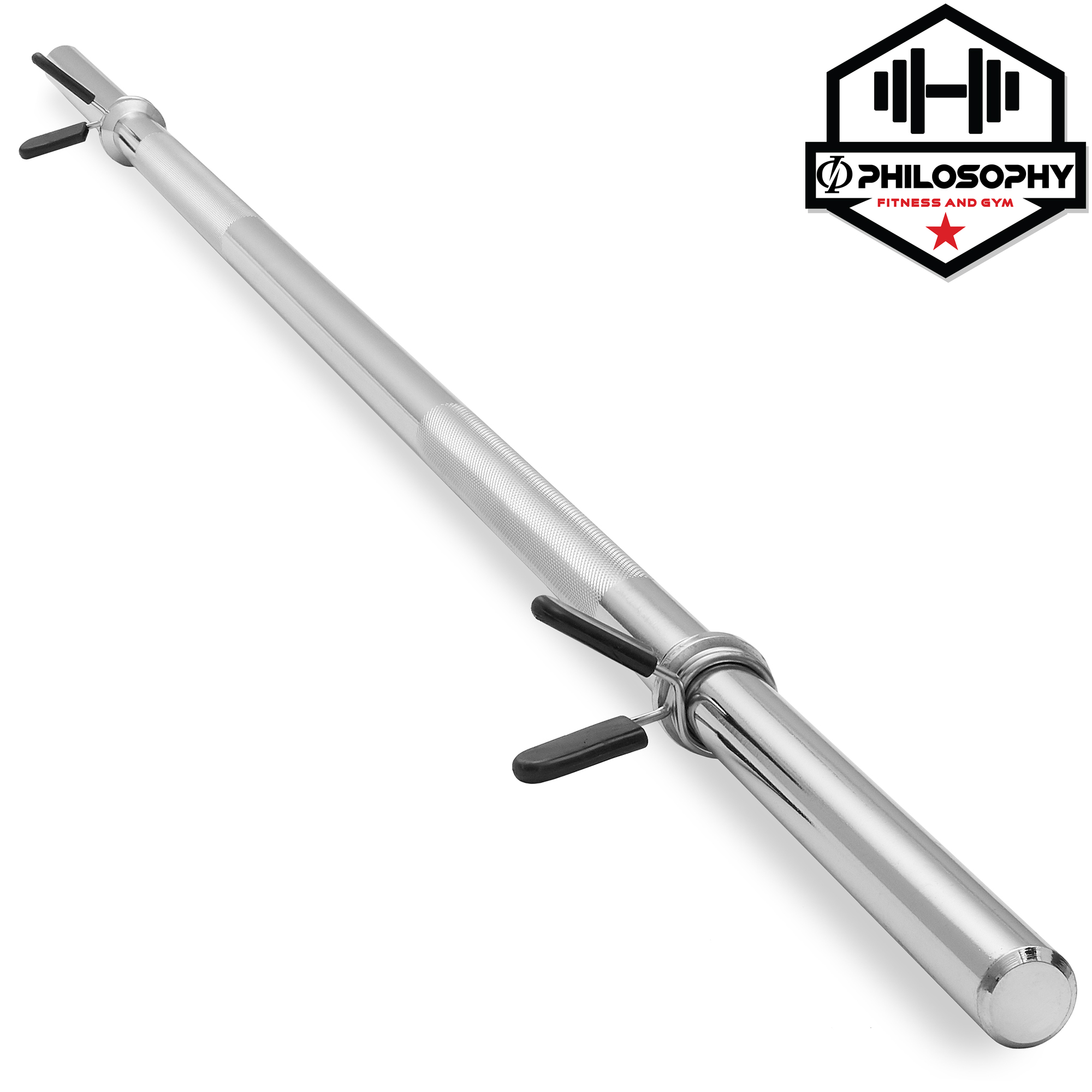 1" Standard Weightlifting Barbell - Straight Bar with Spring Collars | eBay