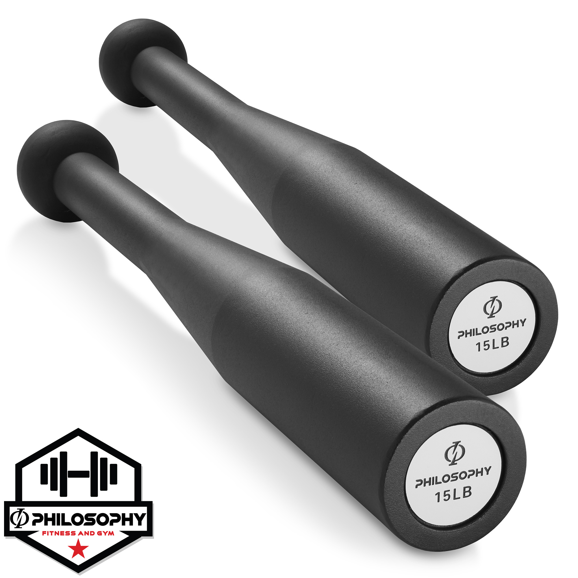 Indian Clubs Pair - Weighted Steel Exercise Club Bells Set | eBay