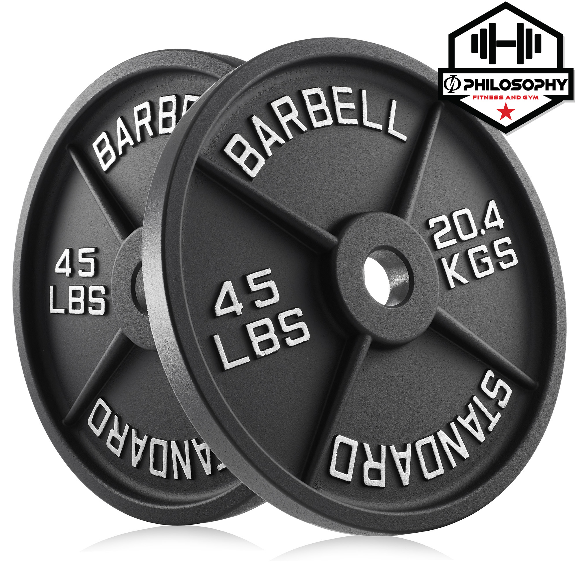 Cast Iron Olympic 2-inch Weight Plates, 2.5 - 45LB | eBay