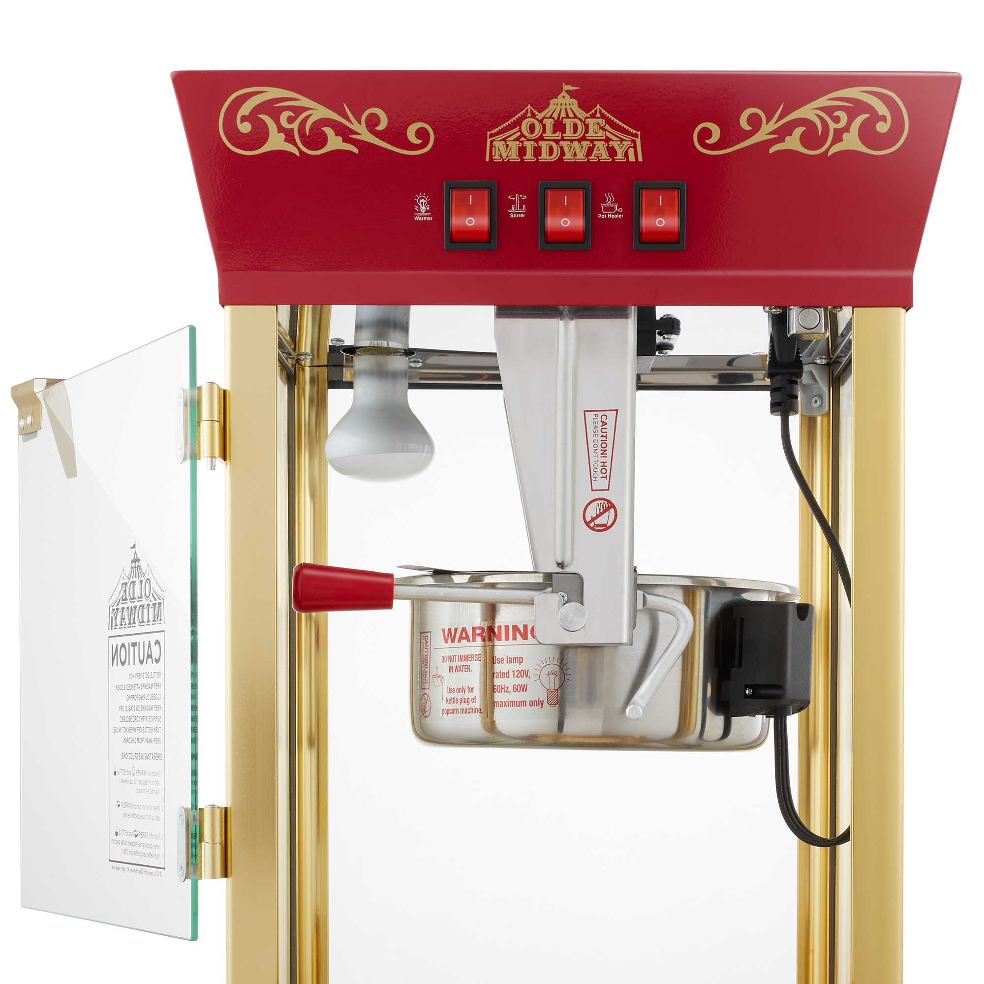 Movie Theater Popcorn Machine Maker Popper with Cart and 10 oz Kettle ...