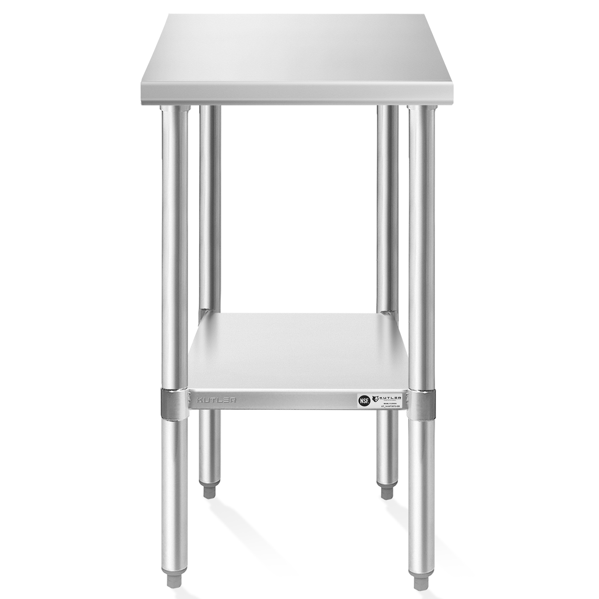 Stainless Steel Table, NSF Commercial Restaurant Kitchen Prep & Work ...