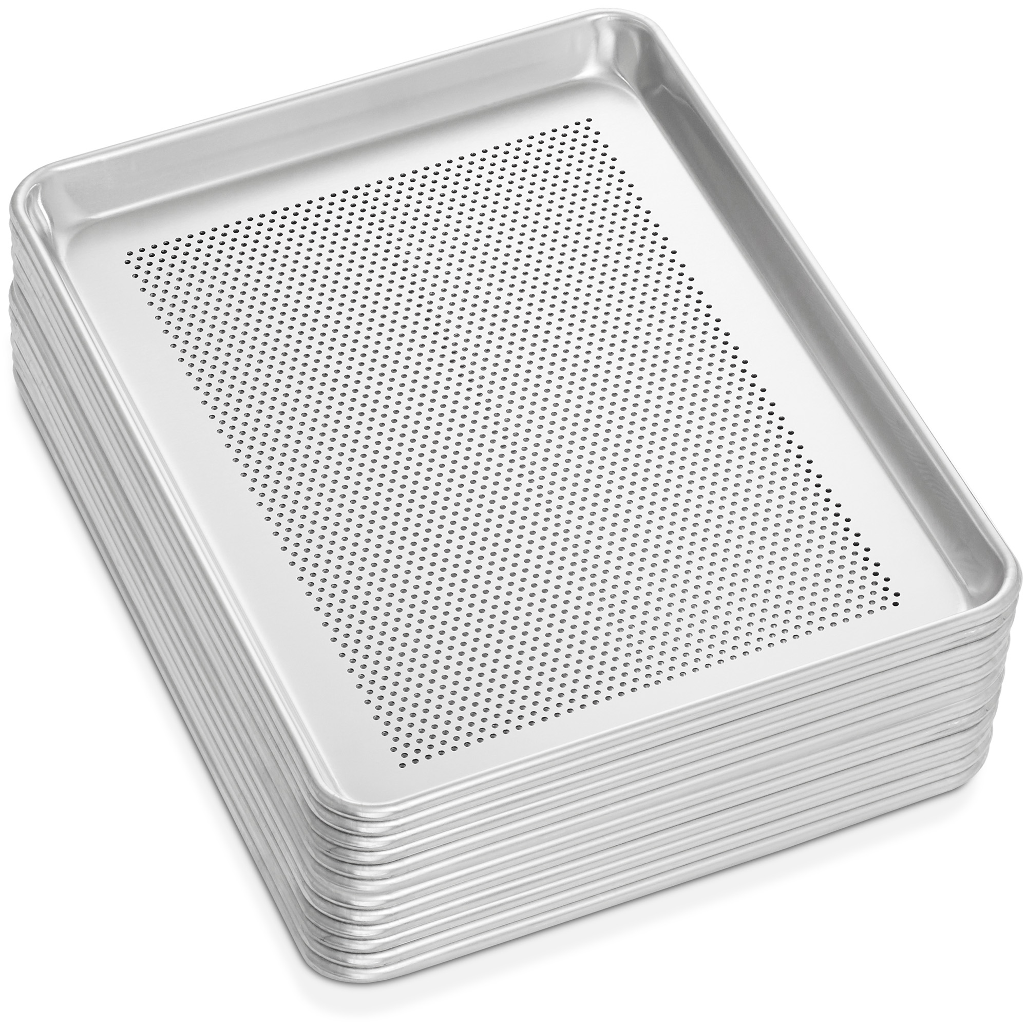 Commercial Grade Aluminum Baking Sheet Assorted Sizes - 12 Pans | eBay