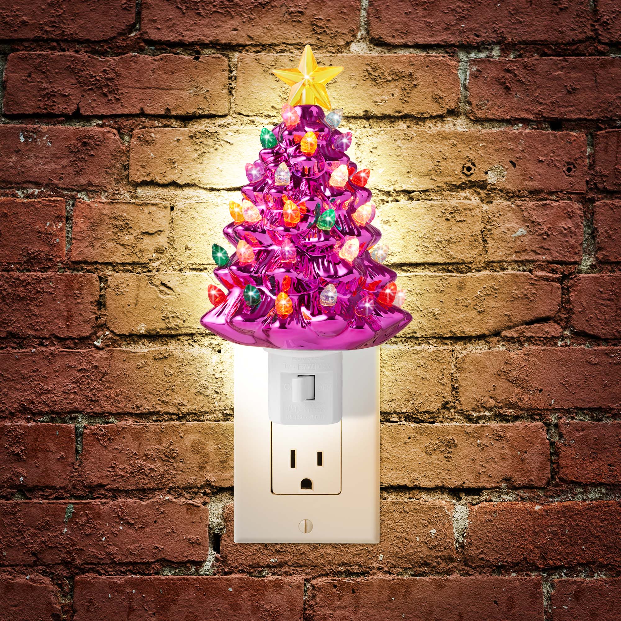 Ceramic Holiday Plug-in Vintage Decorative Night Light | eBay