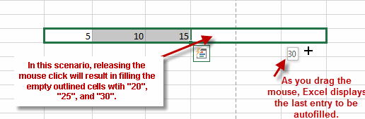 How To Use The Fill Handle In Microsoft Excel Webucator