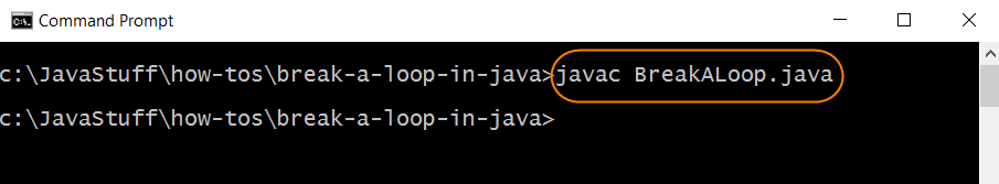 How To Break A Loop In Java Webucator