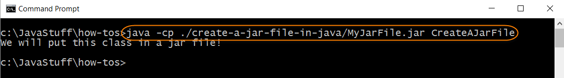 How To Create A Jar File In Java Webucator
