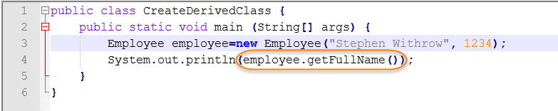 How To Create A Derived Class In Java Webucator