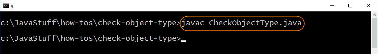 How To Check Object Type In Java Webucator