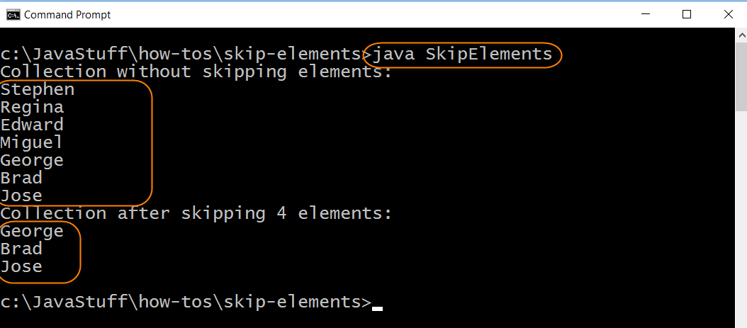 How To Skip Elements With The Skip Method In Java 8 Webucator