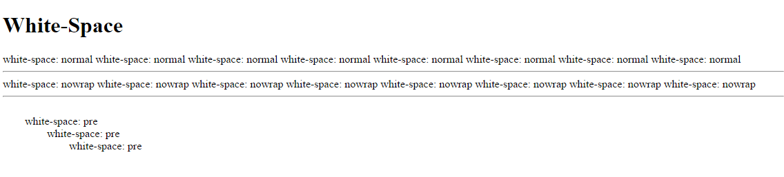 How To Use The CSS White Space Property Webucator