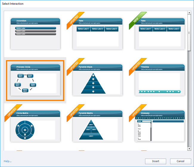 How to Create a Process Circle Interaction in Adobe Captivate | Webucator