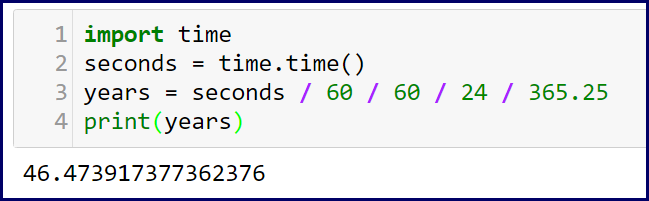 How To Convert Seconds To Years With Python Webucator