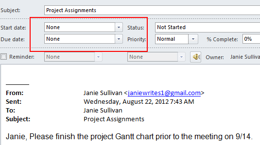 How To Create A Task List In Outlook From Your Inbox Webucator