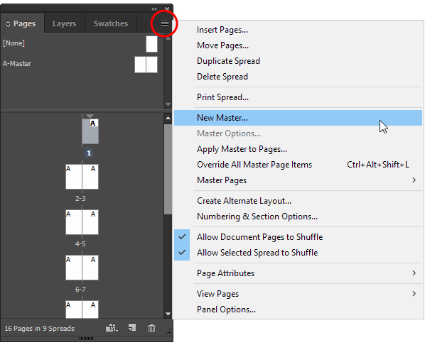 How To Create Master Pages In Adobe InDesign Webucator
