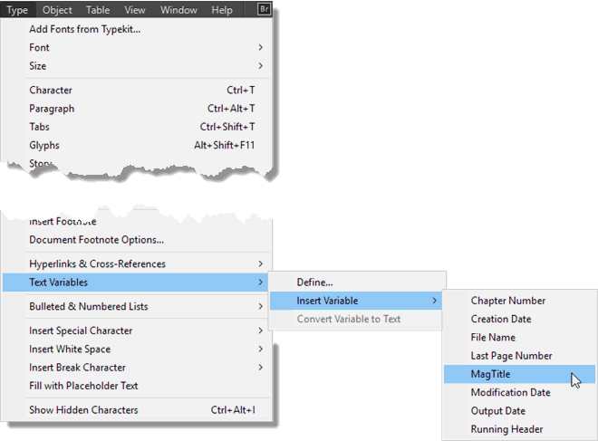 How To Define A Custom Text Variable In Adobe Indesign Webucator 8940