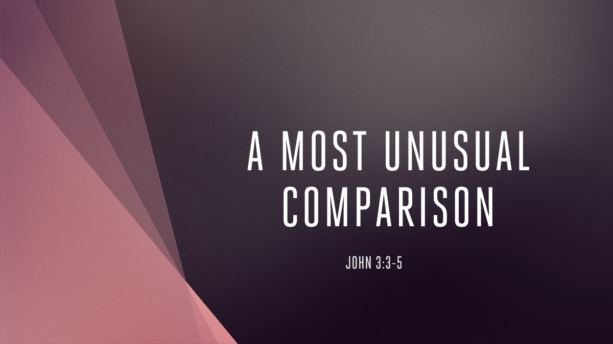 A Most Unusual Comparison – Westside Church of Christ