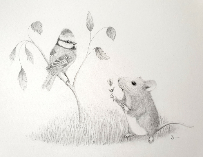 Mouse & Bird - WetCanvas: Online Living for Artists