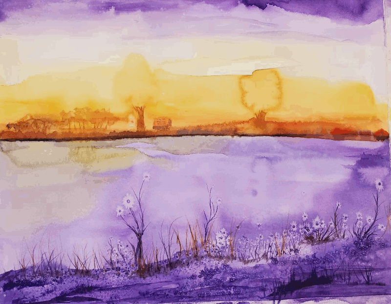 Two color lake - WetCanvas: Online Living for Artists