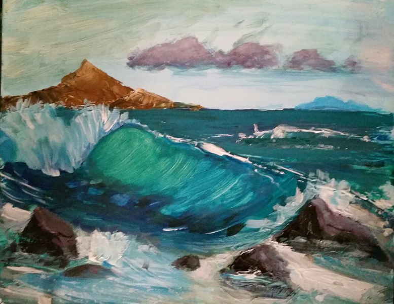 Breaking wave - WetCanvas: Online Living for Artists