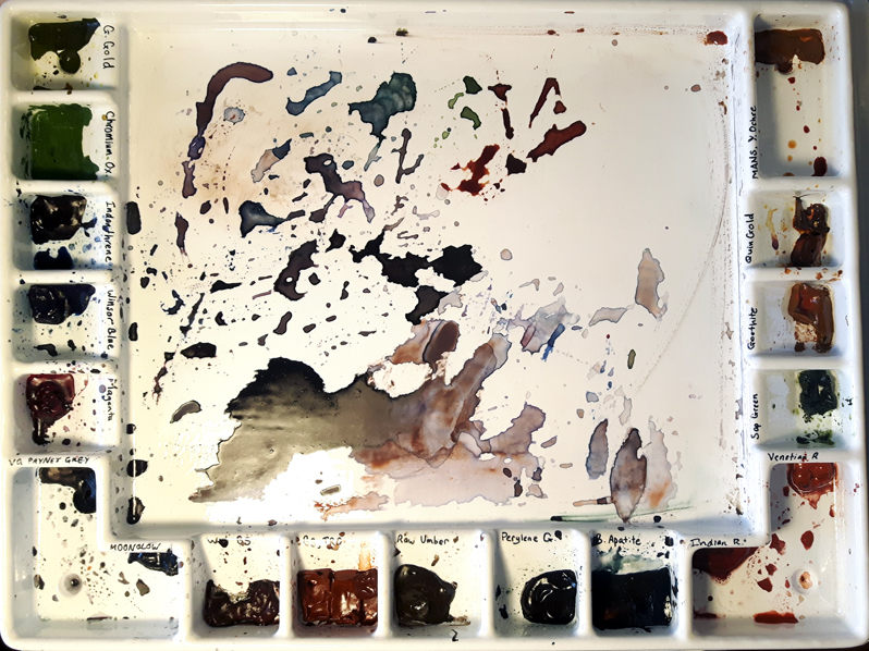 Mud puddle (low-chromaearths) palette designs - WetCanvas: Online ...