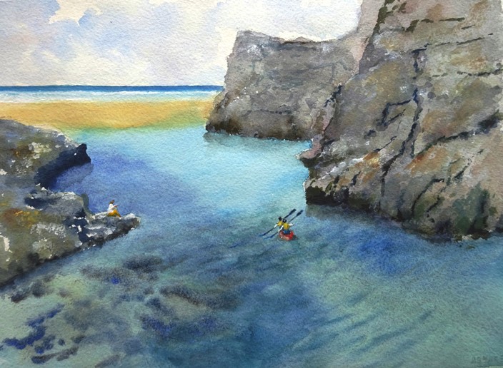 Gwithian - Sheeps Pool Cornwall - WetCanvas: Online Living for Artists