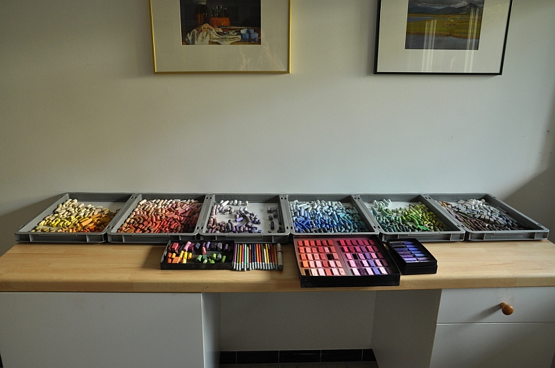 Finally found the perfect studio storage for my pastels!!! - WetCanvas ...