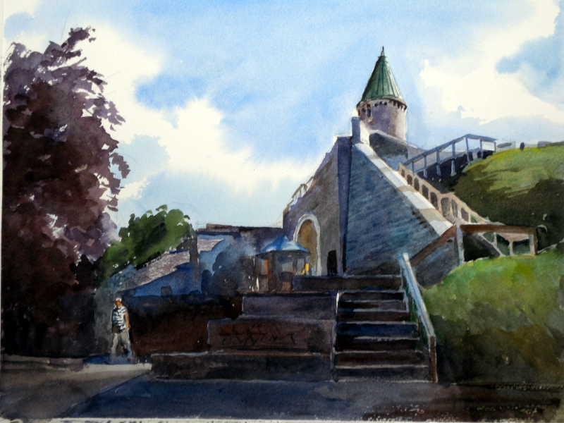 Old Quebec City Fort - WetCanvas: Online Living for Artists