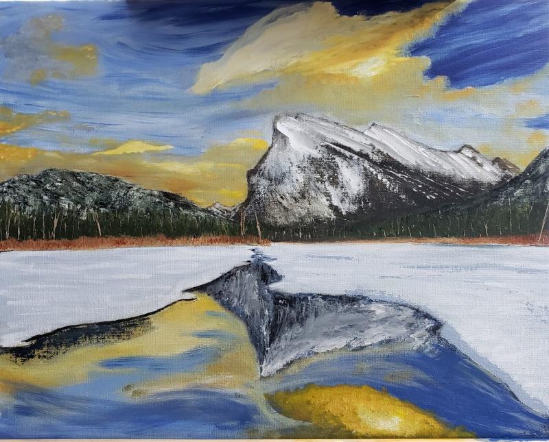 WIP... Mount Rundle - WetCanvas: Online Living for Artists