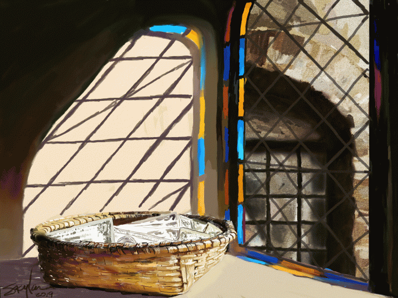 Church Collection Basket... - WetCanvas: Online Living for Artists