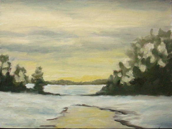 Minimalist tonal landscape - WetCanvas: Online Living for Artists