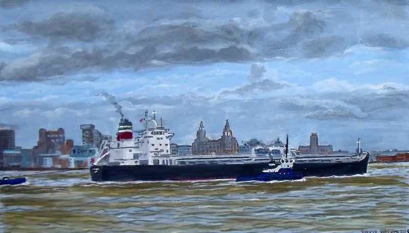 Approach to Tranmere oil terminal - WetCanvas: Online Living for Artists