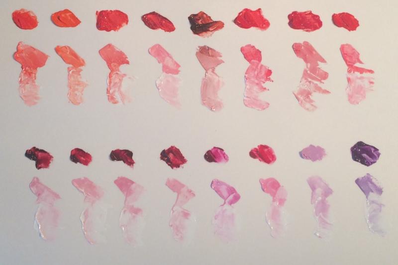 You Red it here; Swatches of some reddish colours - WetCanvas: Online ...