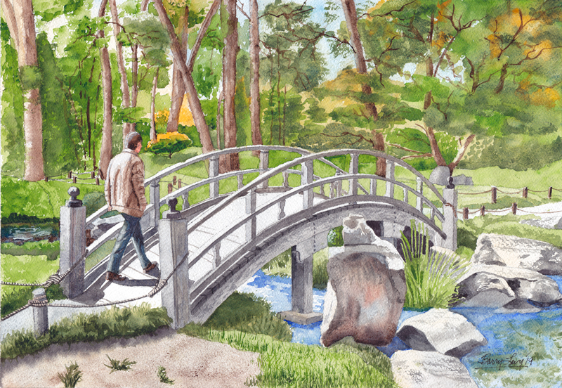 Garden Bridge - WetCanvas: Online Living for Artists