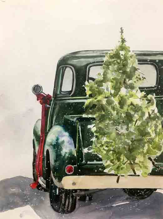 Tree Hauling Truck - WetCanvas: Online Living for Artists