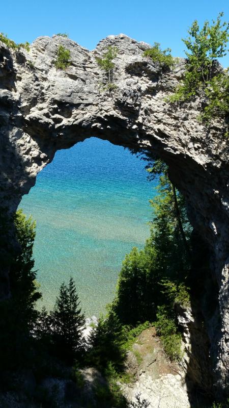 Arch at Mackinac Island - WetCanvas: Online Living for Artists