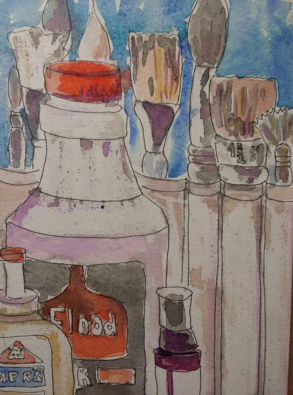 Mock Batik Monoprint and New Sketchbook! - WetCanvas: Online Living for ...