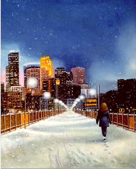 Big City Snowfall - WetCanvas: Online Living for Artists
